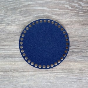 Felt Base, Bag Basket,hole 9mm, Felt Crochet Base for Bag, or Basket ...
