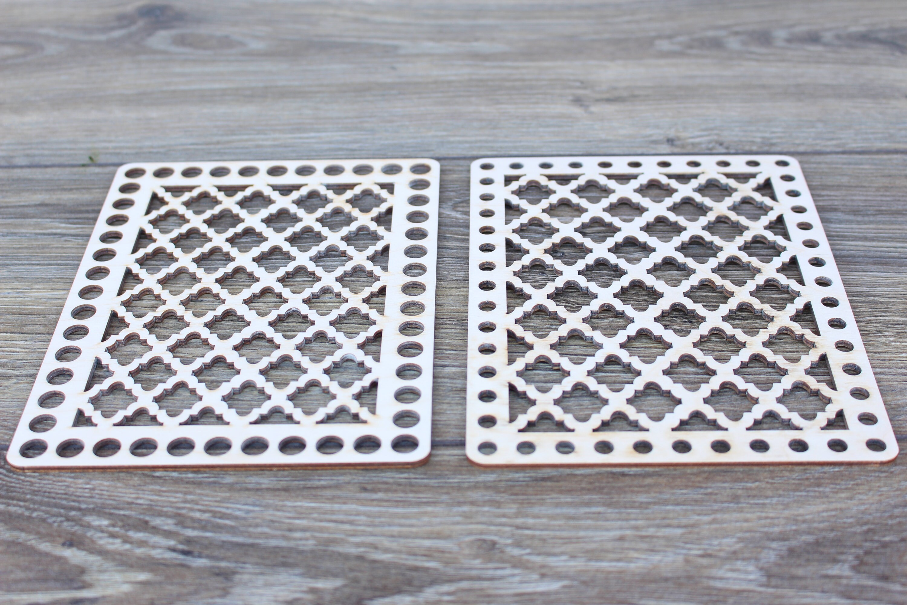 Wooden Rectangle Bottoms for Craft DIY Wood Base Crochet - Etsy