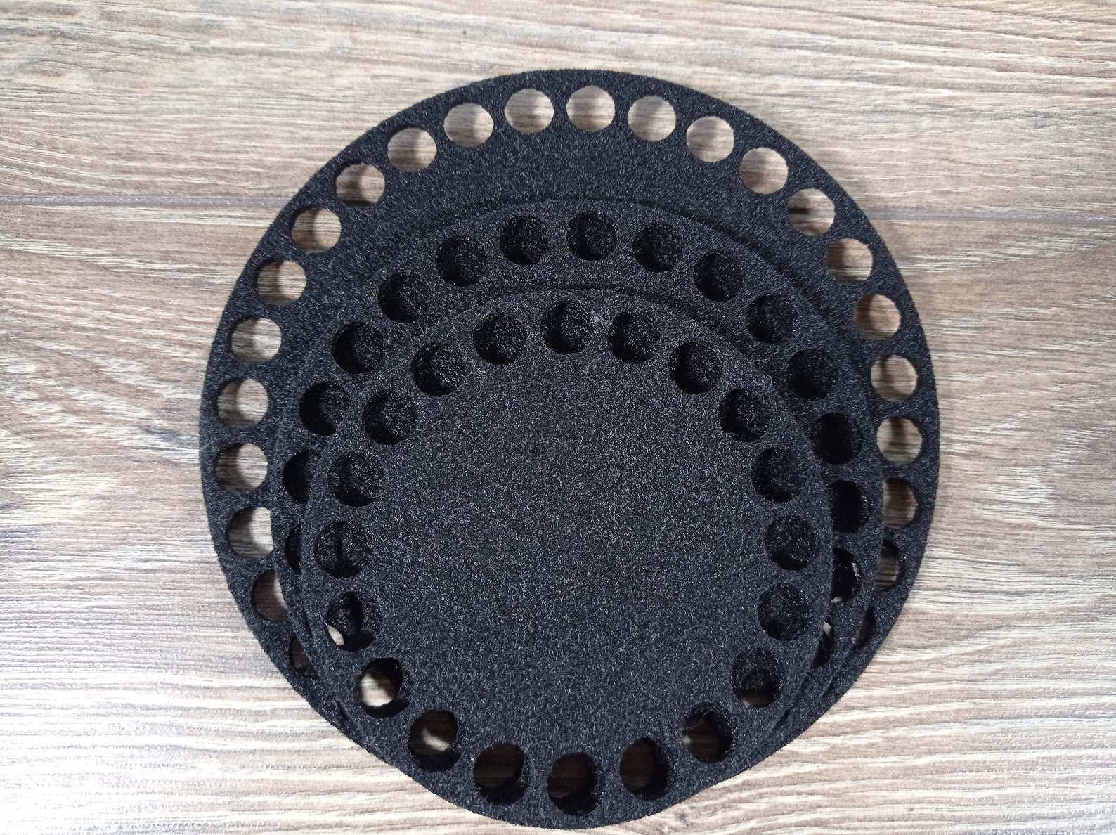 Black Felt Base Bag Baskethole 9mm Felt Crochet Base for | Etsy