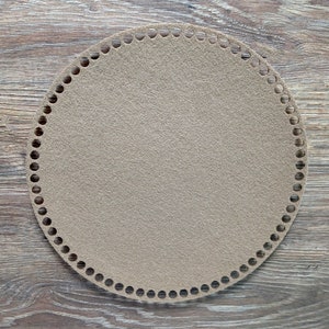 Felt Base, Bag Basket,hole 9mm, Felt Crochet Base for Bag, or Basket ...