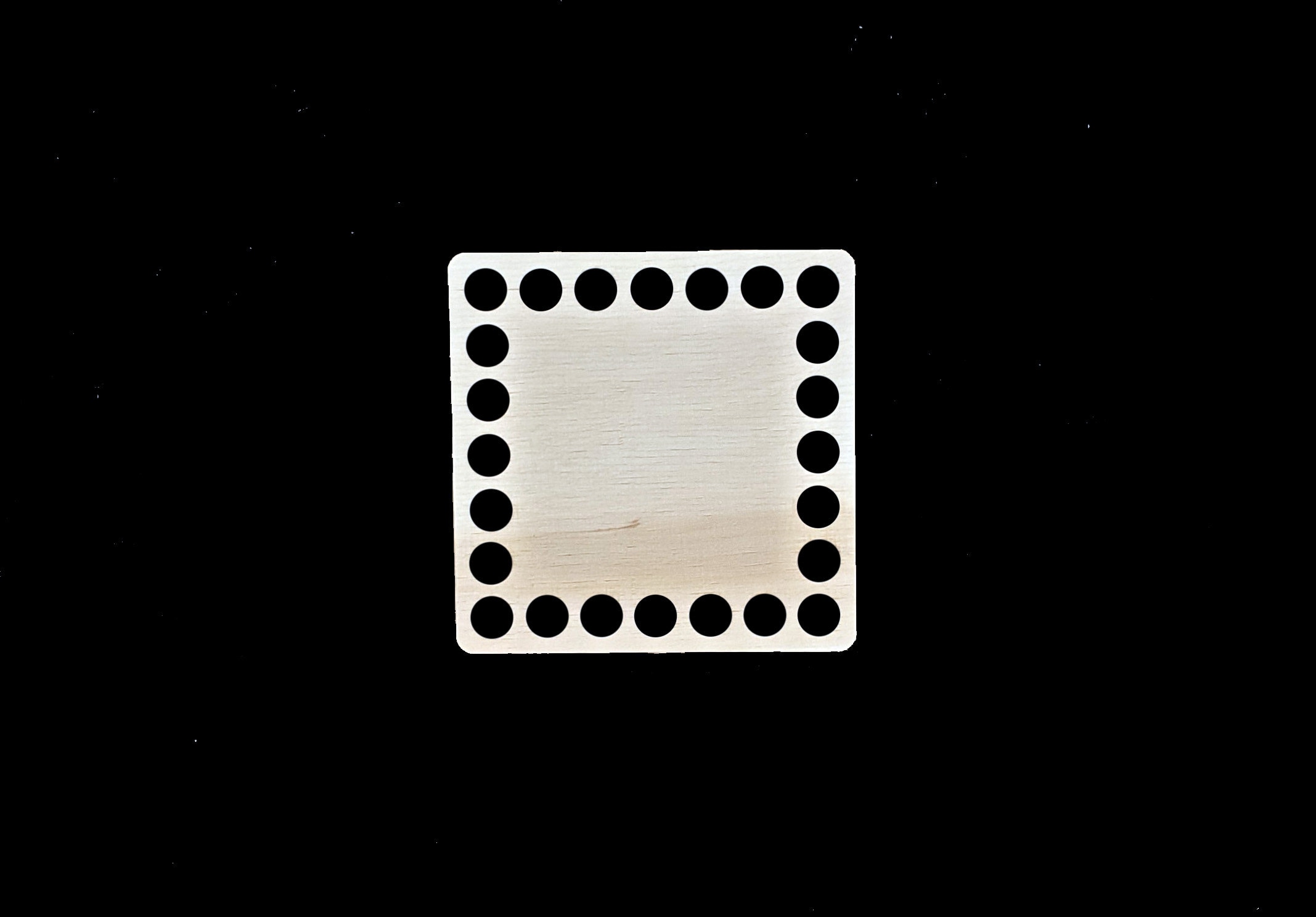 10mm Wooden square bottoms for DIY Wood base treated with | Etsy