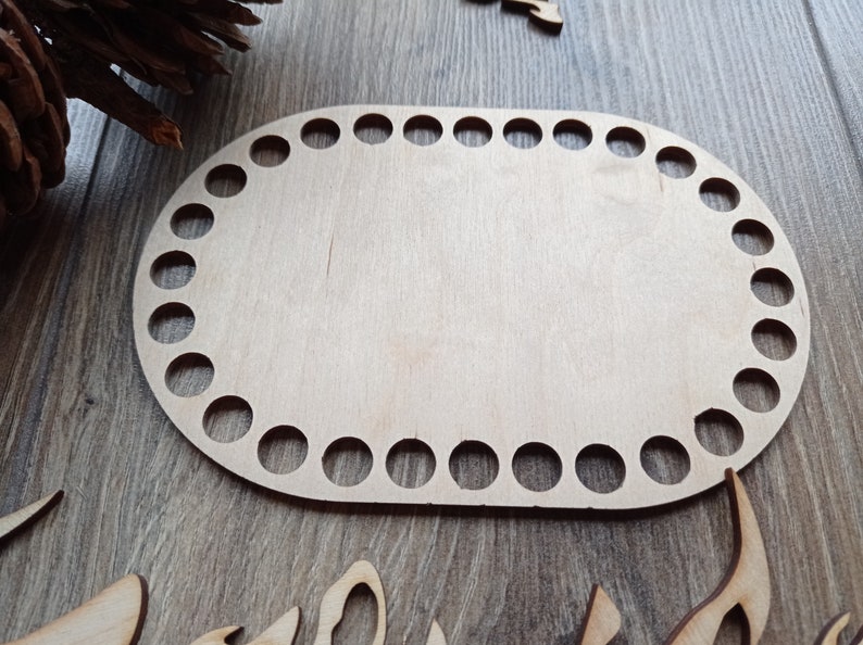 Archivo svg, ai, cdr, pdf,jpeg, png para cortar la base de madera o plexiglás para cestas de ...