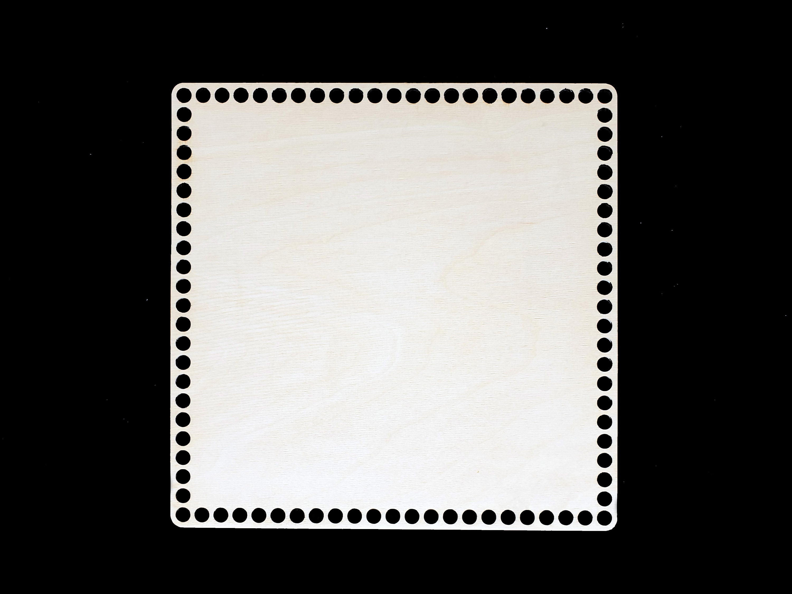 10mm Wooden square bottoms for DIY Wood base treated with | Etsy