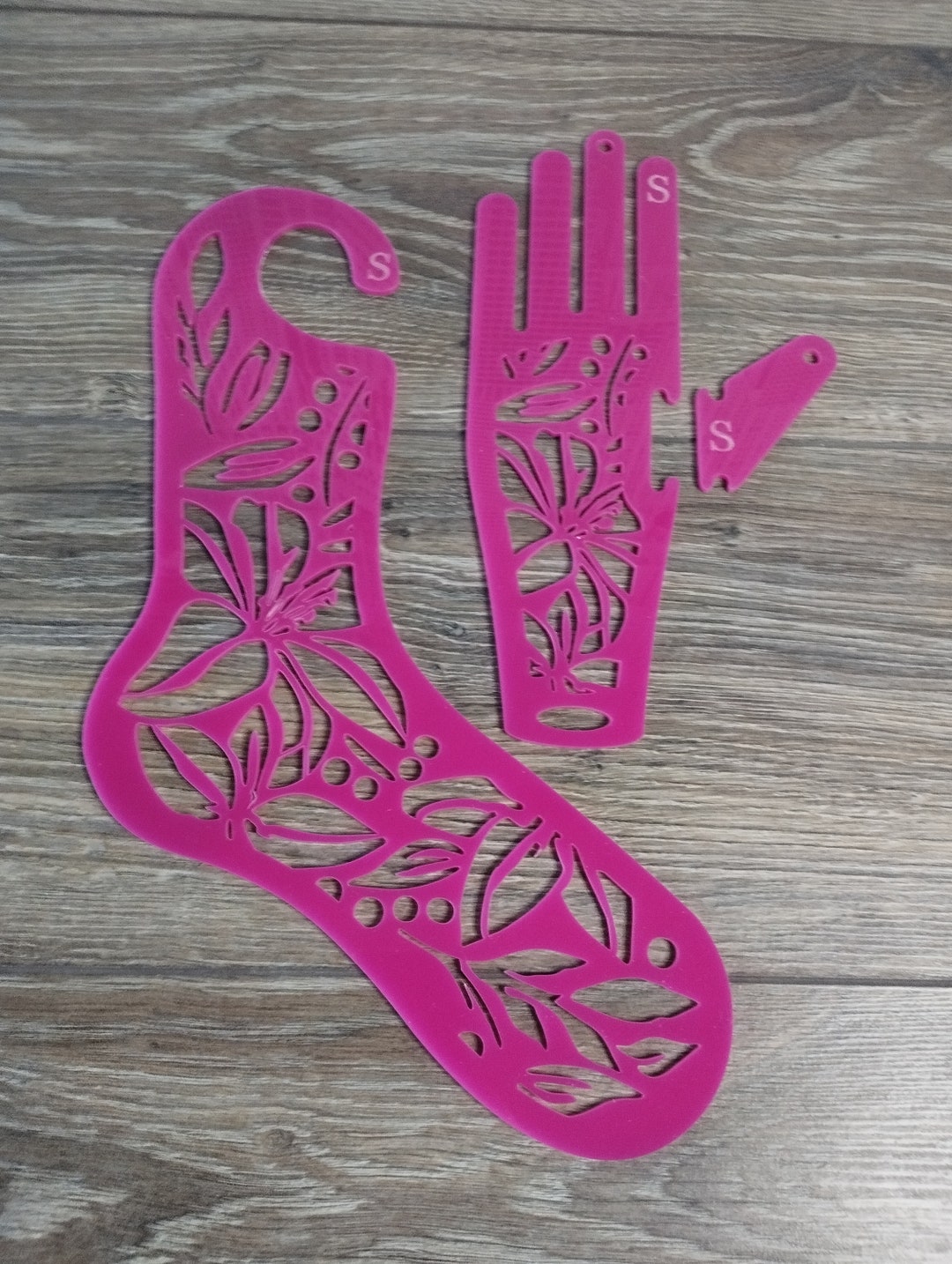 1+1 Pc Acrylic Mittens Blockers and Socks Blocker, Knitting Blocking ...