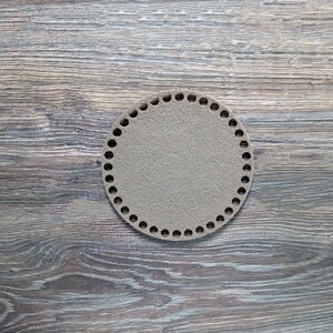 Felt Base, Bag Basket,hole 9mm, Felt Crochet Base for Bag, or Basket ...