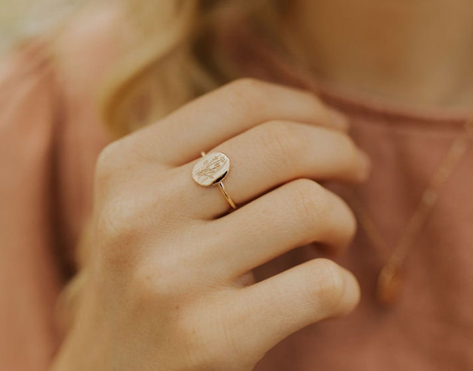 Wildflower Ring 18k Gold Plated Spring Ring Summer Ring | Etsy
