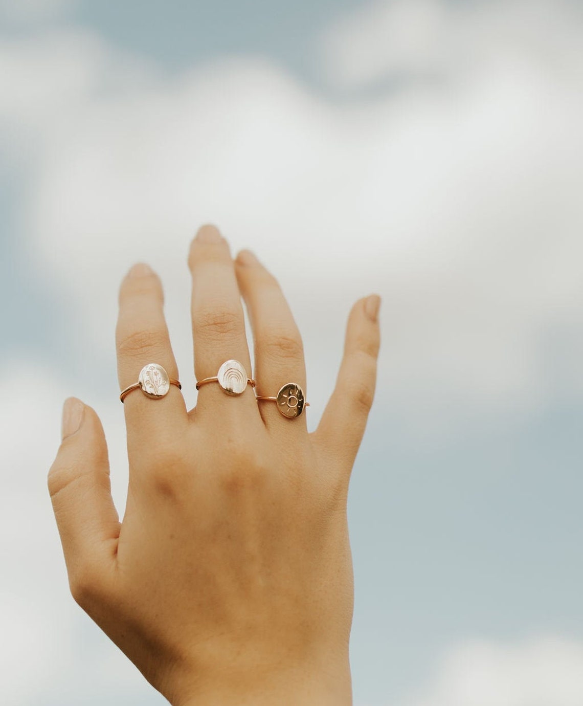 Wildflower Ring 18k Gold Plated Spring Ring Summer Ring | Etsy