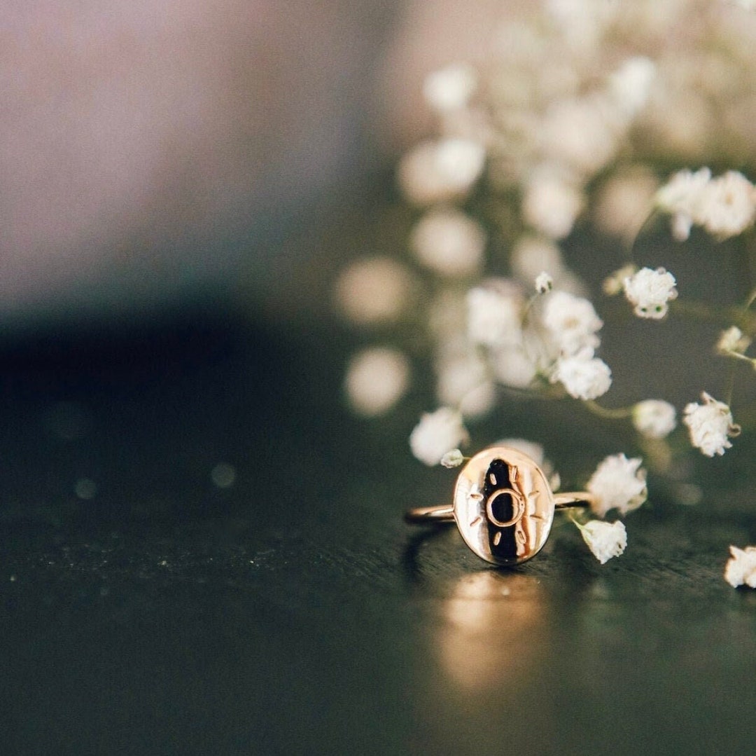 Sunshine Ring 18k Gold Plated, Spring Ring, Summer Ring, Gold Ring ...