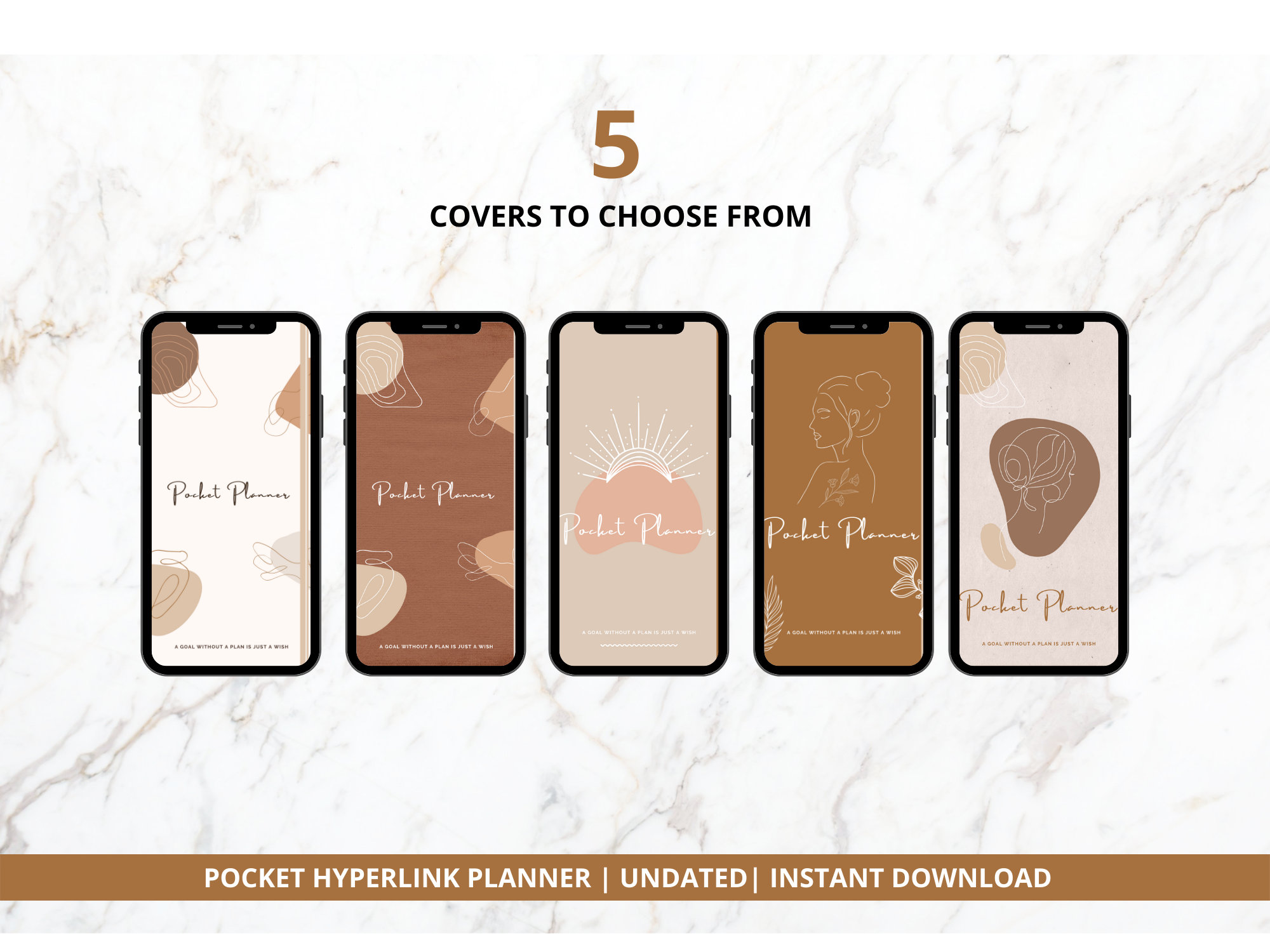 Digital Phone Planner, Digital Pocket Planner, iPhone Digital Planner ...