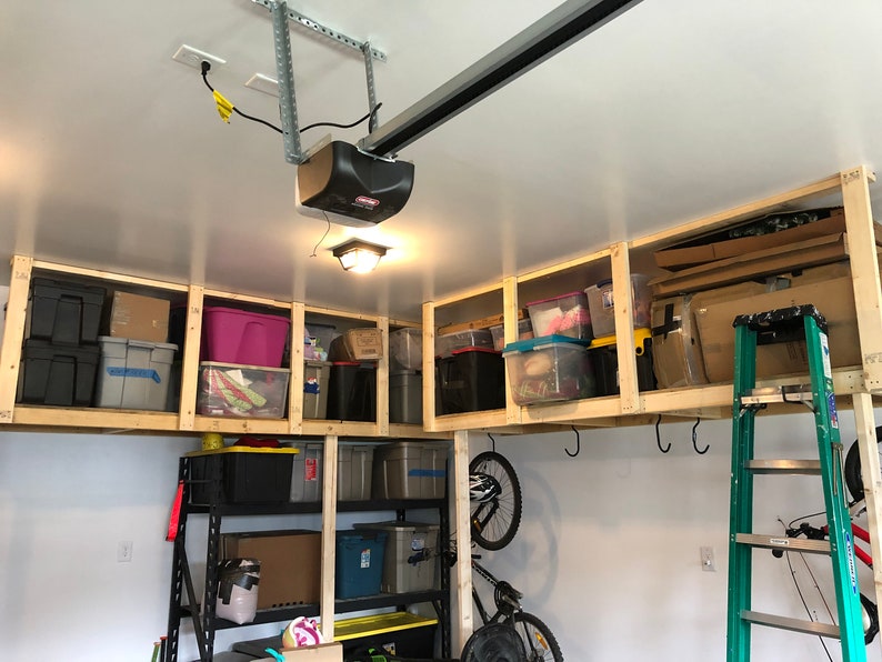 2x4 Garage Shelf Build Plans and Cut List - Easy to Build Home Shed and ...