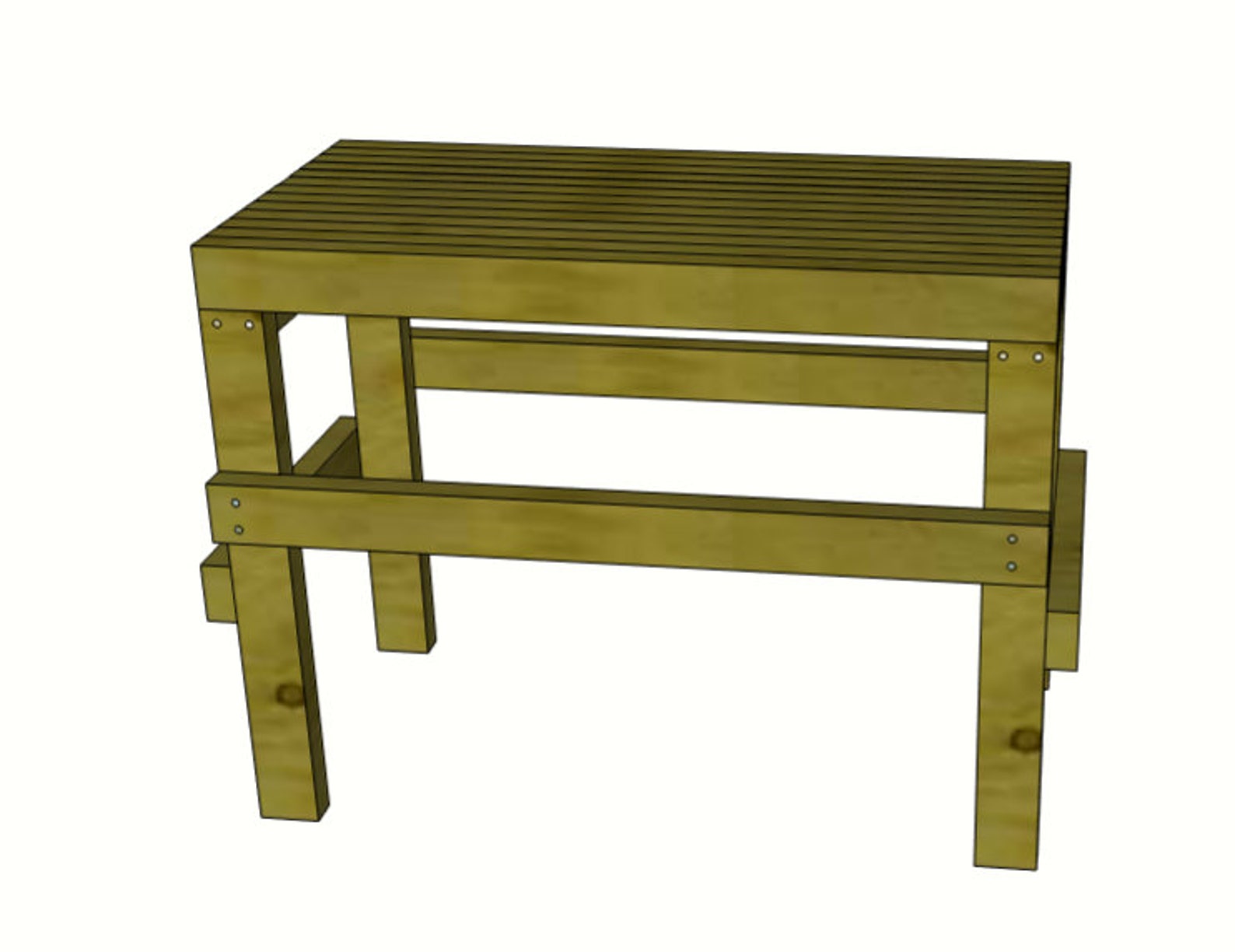 2x4 Utility Workbench Table Plans and Cut List - Easy to Build ...