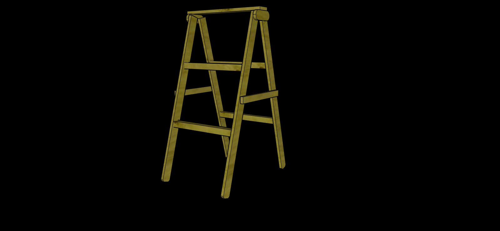 Blanket Ladder Rack Build Plans and Cut List - Quilt Rack - Towel Rack ...