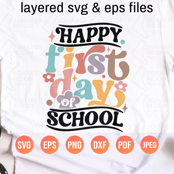 Back to School Retro Clipart - Etsy