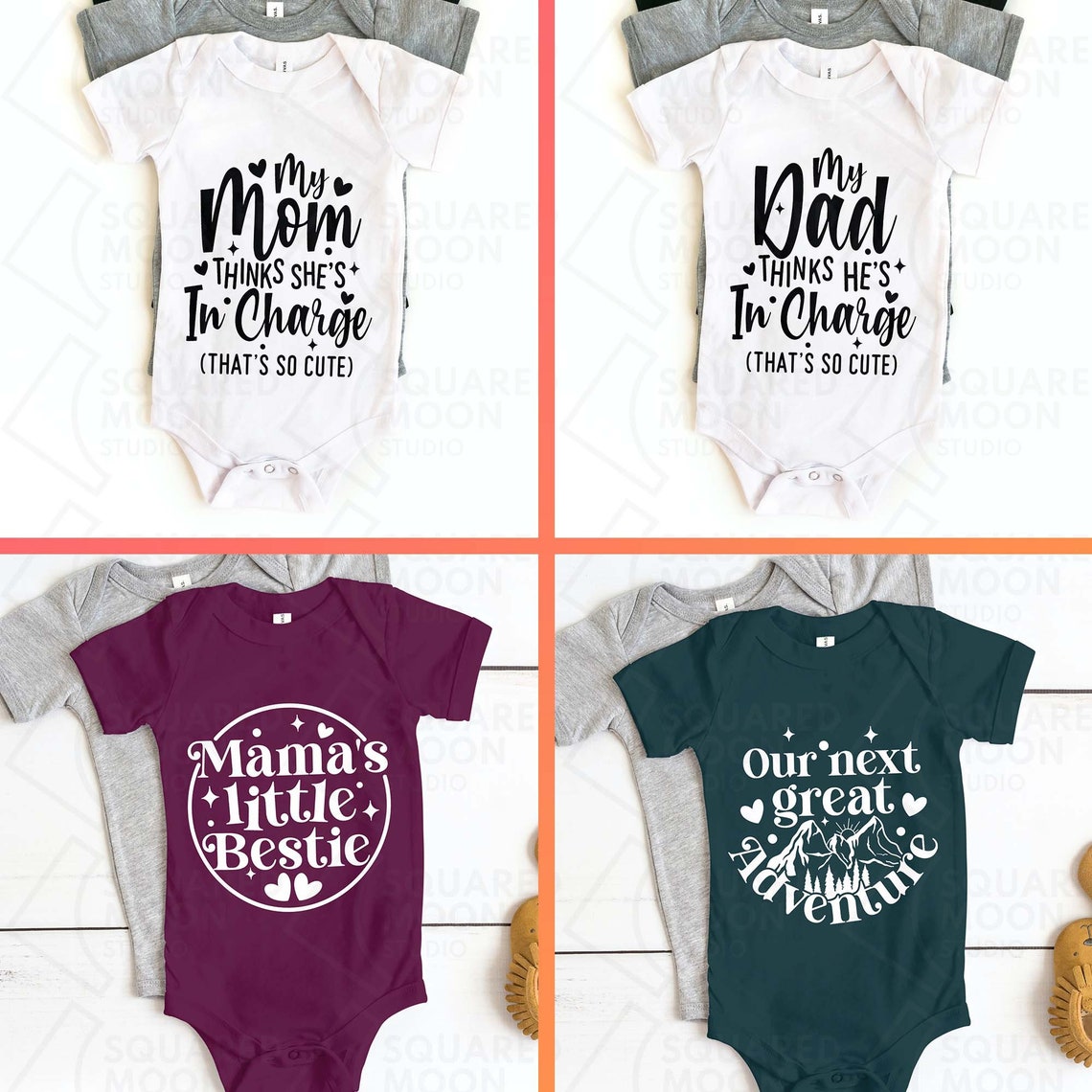Baby Svg Bundle Baby Onesies Svg Baby Announcement Digital - Etsy