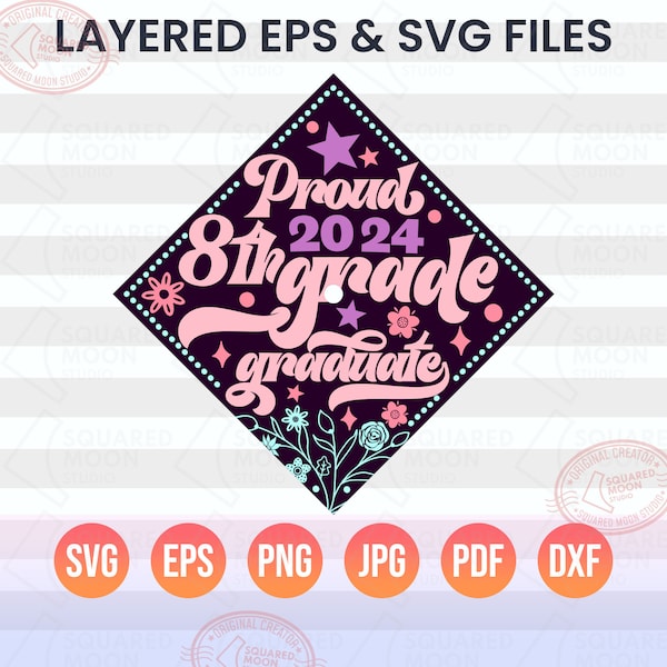 8th Grade Cap Decoration - Etsy