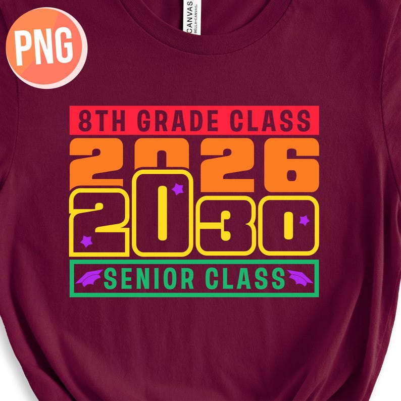 Graduation Svg Png Bundle, Class of 2026 Senior Class [2030 to 2039 ...