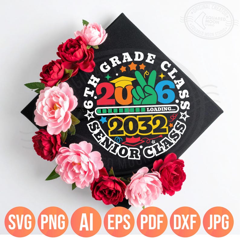 6th Grade Graduation Svg Png, Class of 2032 Loading, 2026 Sixth Grade ...