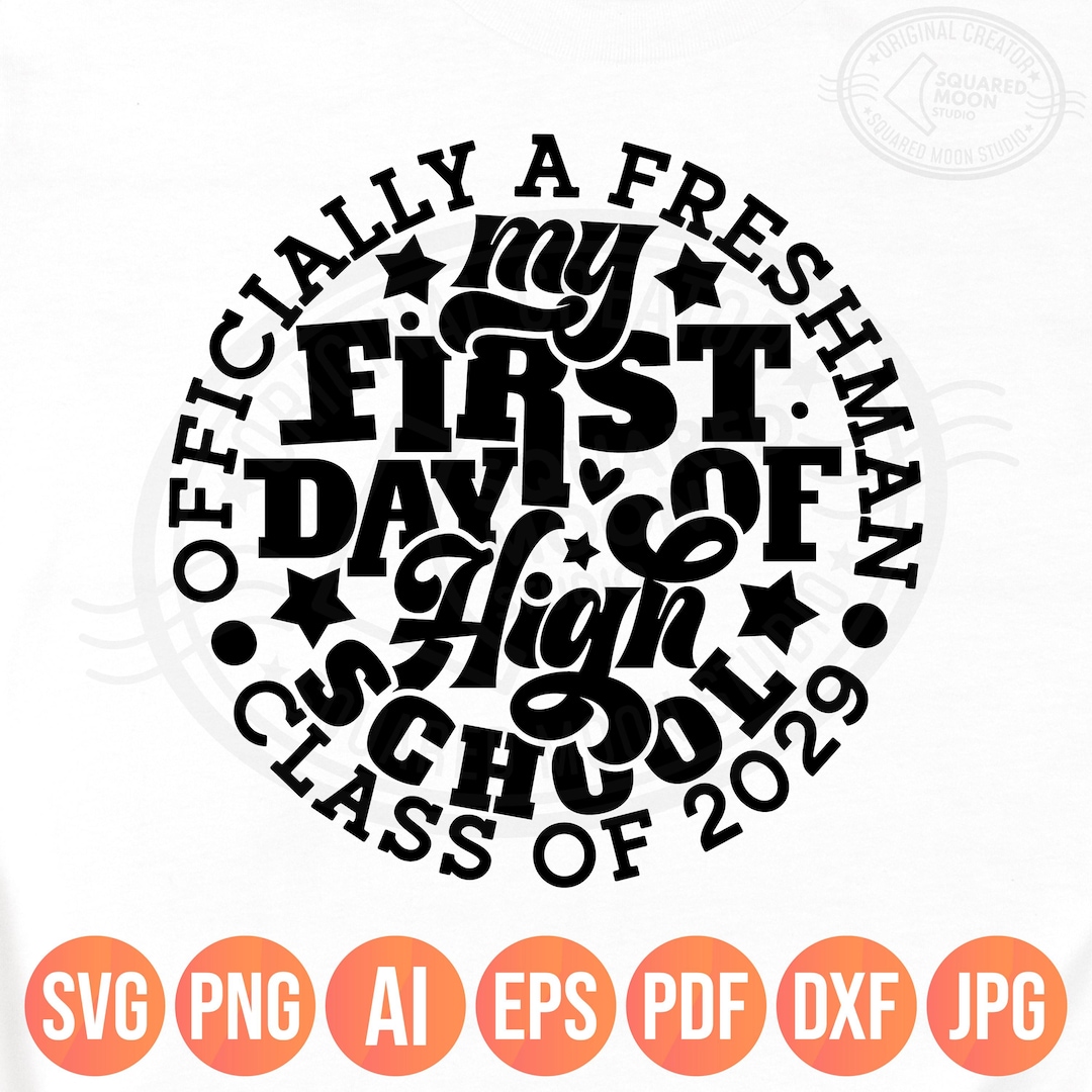 Freshman Svg, Freshman Png, Freshman 2029 Svg, Officially a Freshman My ...