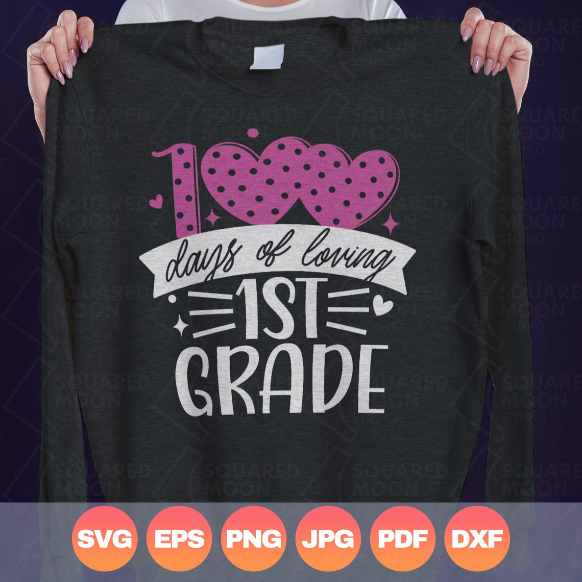 100 Days of School Svg Bundle 100th Day of Loving | Etsy