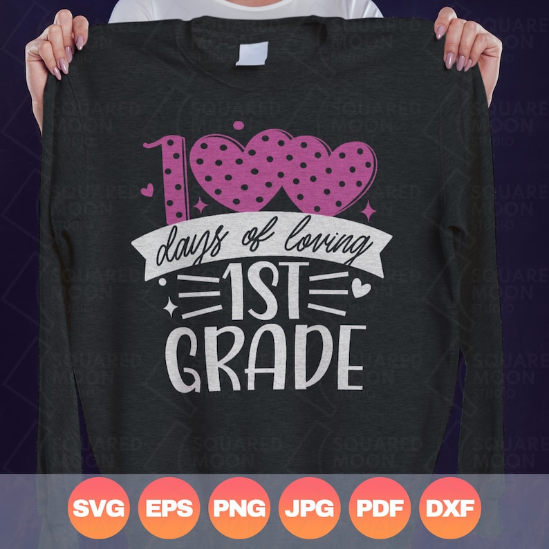 100 Days of School Svg Bundle 100th Day of Loving | Etsy