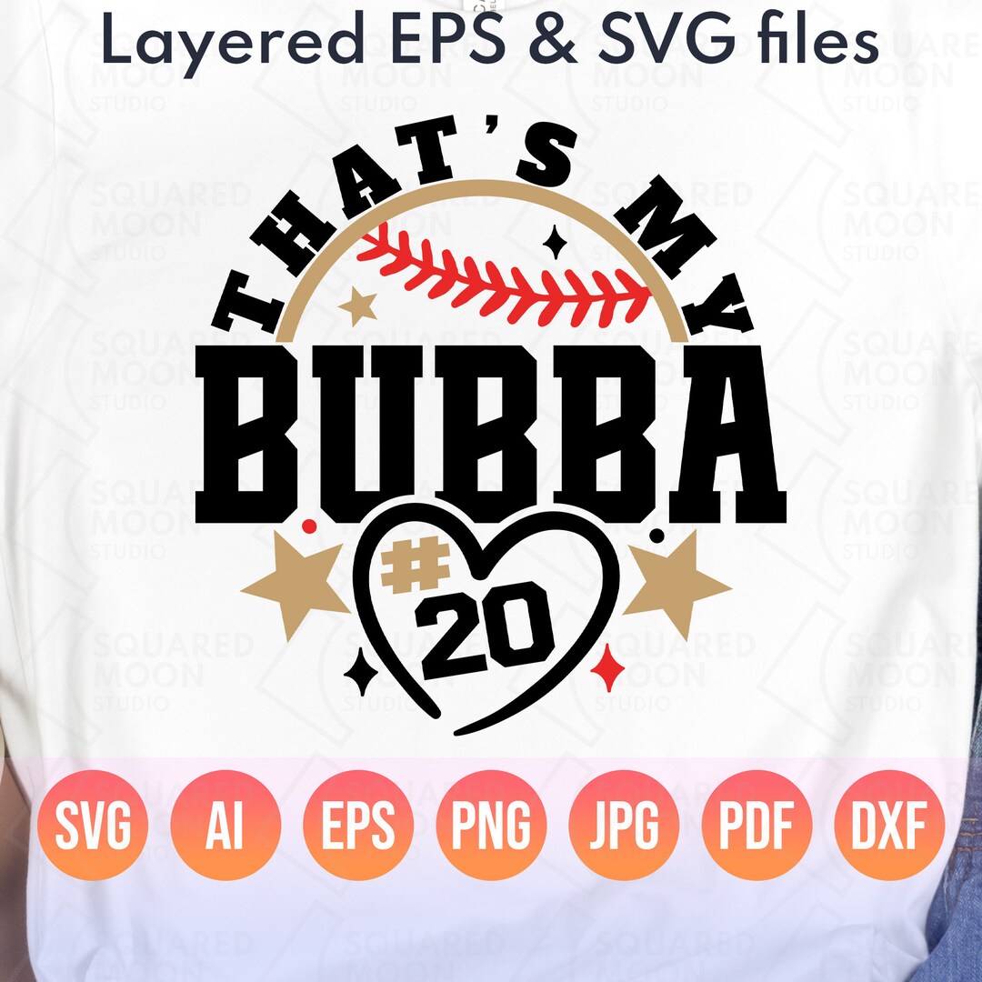 That's My Bubba Svg Png Baseball Sister Svg Png T-ball Little Brother ...