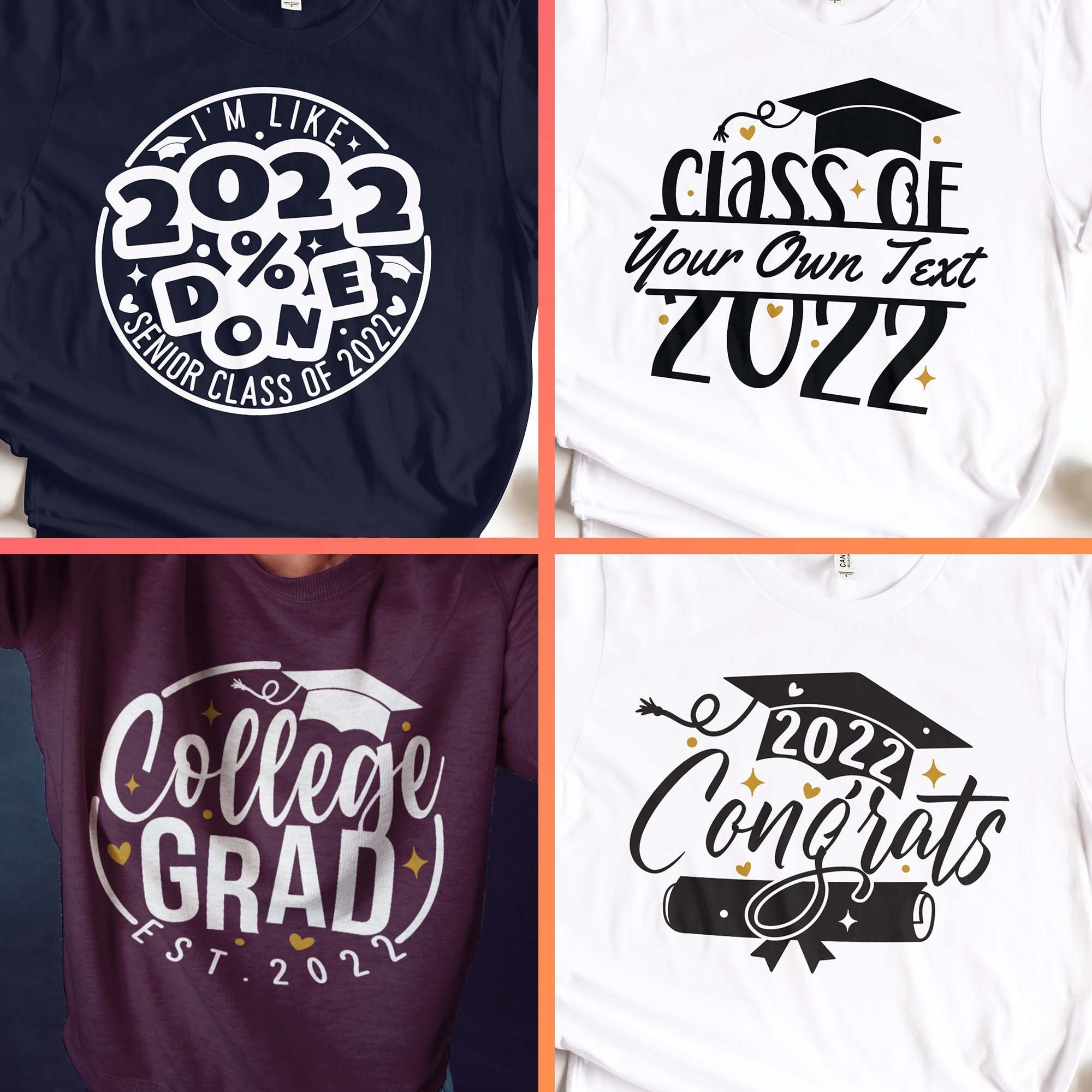 Graduation Svg Bundle Graduate 2022 Svg Senior 2022 Svg | Etsy