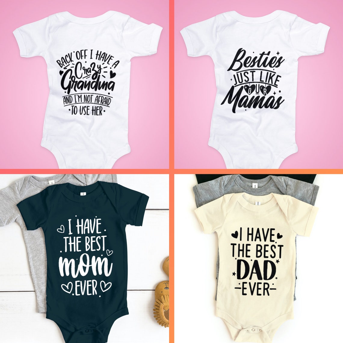 Baby Svg Bundle Baby Onesies Svg Baby Announcement Digital - Etsy