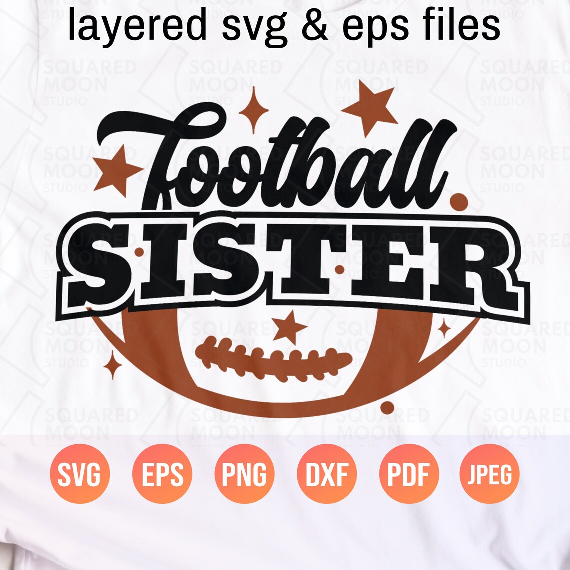 Football Sister Svg Football Svg Football Sis Png Gift - Etsy