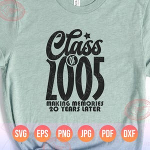 Ain't No Class Like the One We Got Svg Png, Class of 2005 for 20th High ...