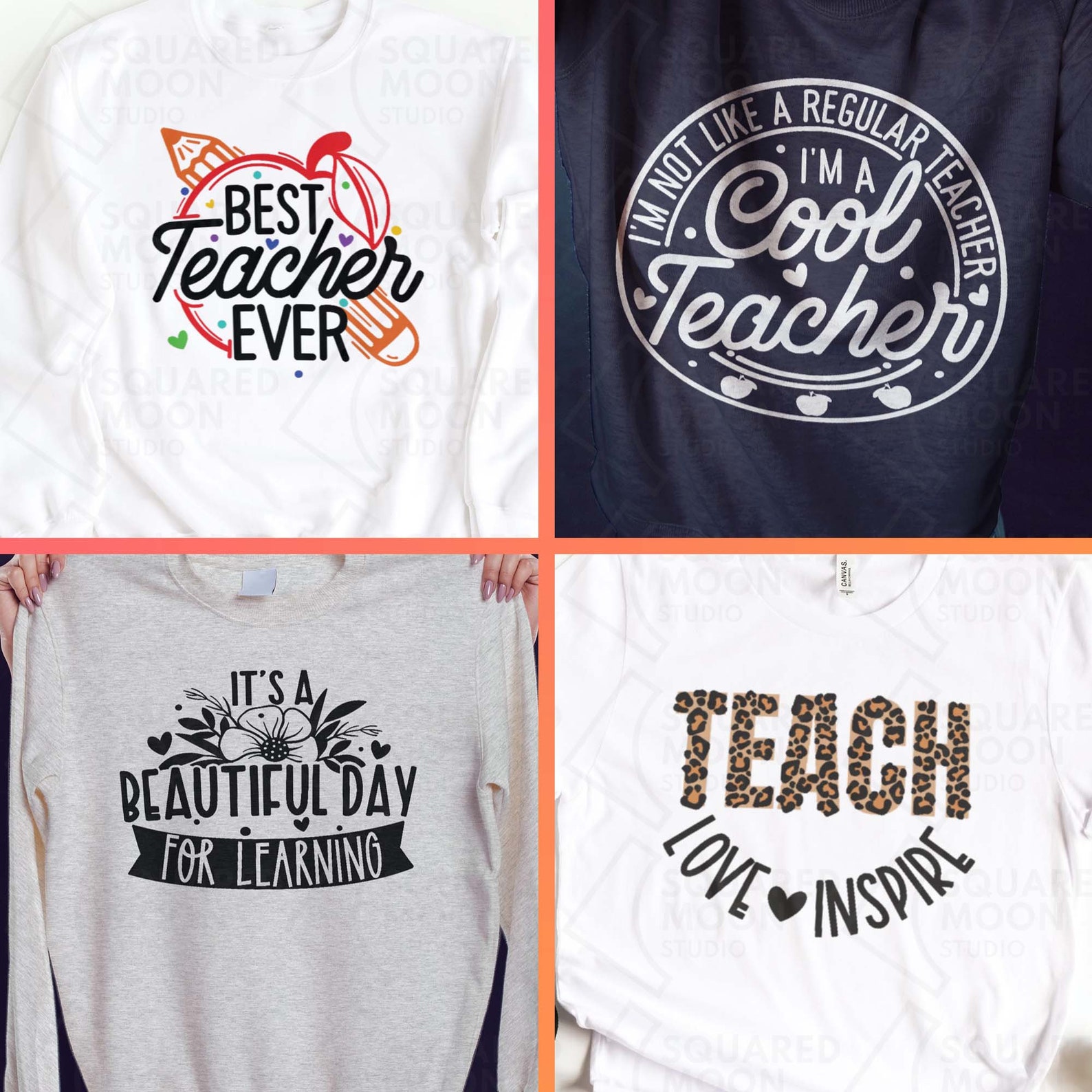 Teacher Svg Bundle Funny Teacher Svg Teacher Quote Png Back - Etsy Canada