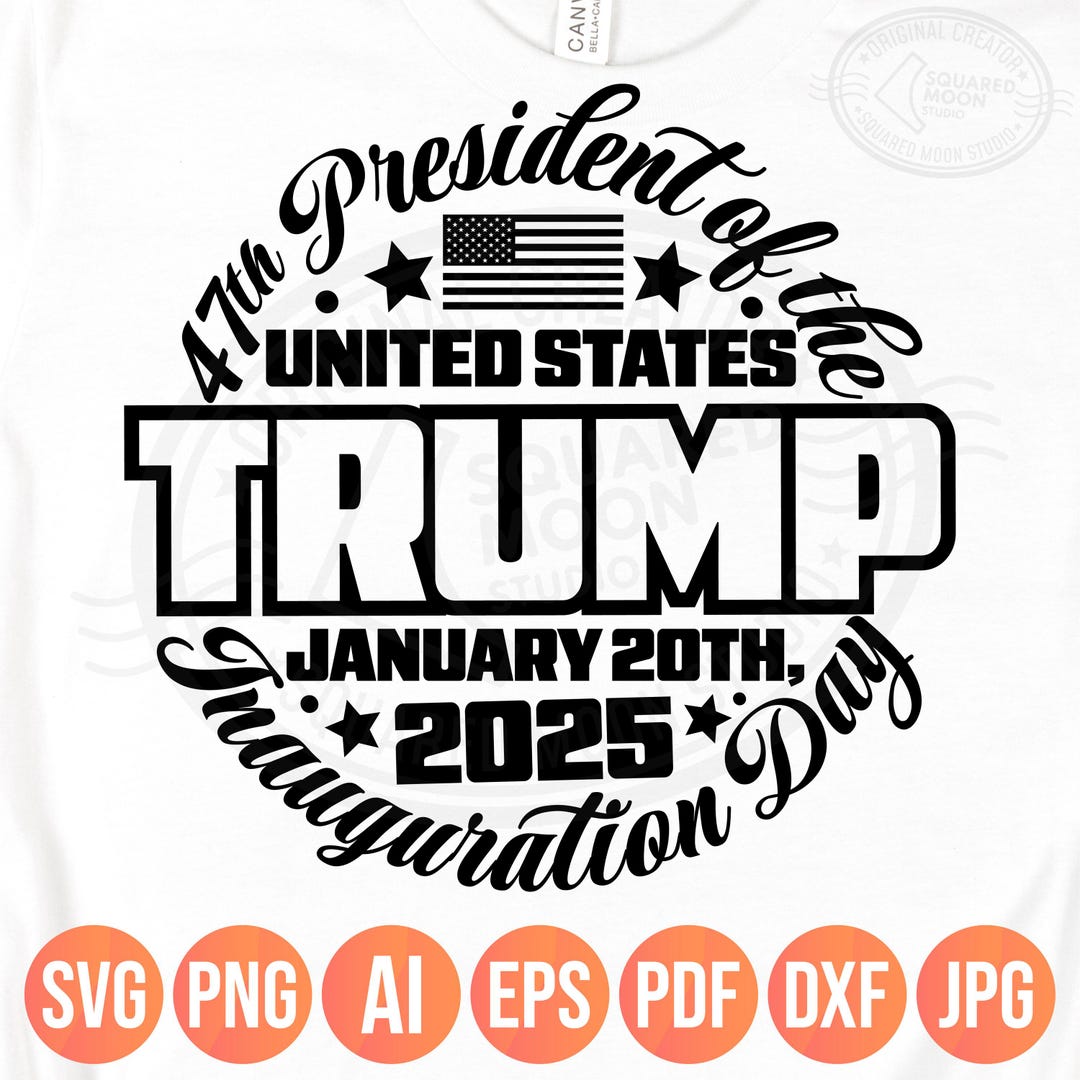 Inauguration Day 2025 Svg Png, the President of the United State, USA ...
