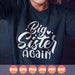 Big Sister Svg Bundle| Big Brother Announcement Digital| Big Sister in ...