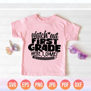 Watch Out Here I Come Svg Bundle| Back to School Svg Bundle| Im Ready ...