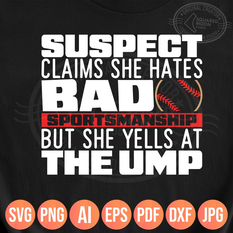 Suspect Claims She Hates Bad Sportsmanship but She Yells at the Ump Svg ...