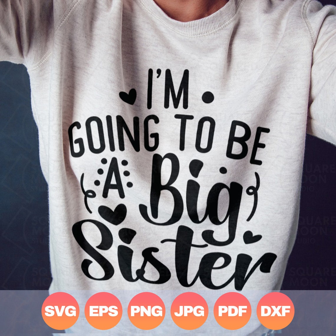 I Have a Secret I'm Going to Be a Big Sister Svg Big - Etsy