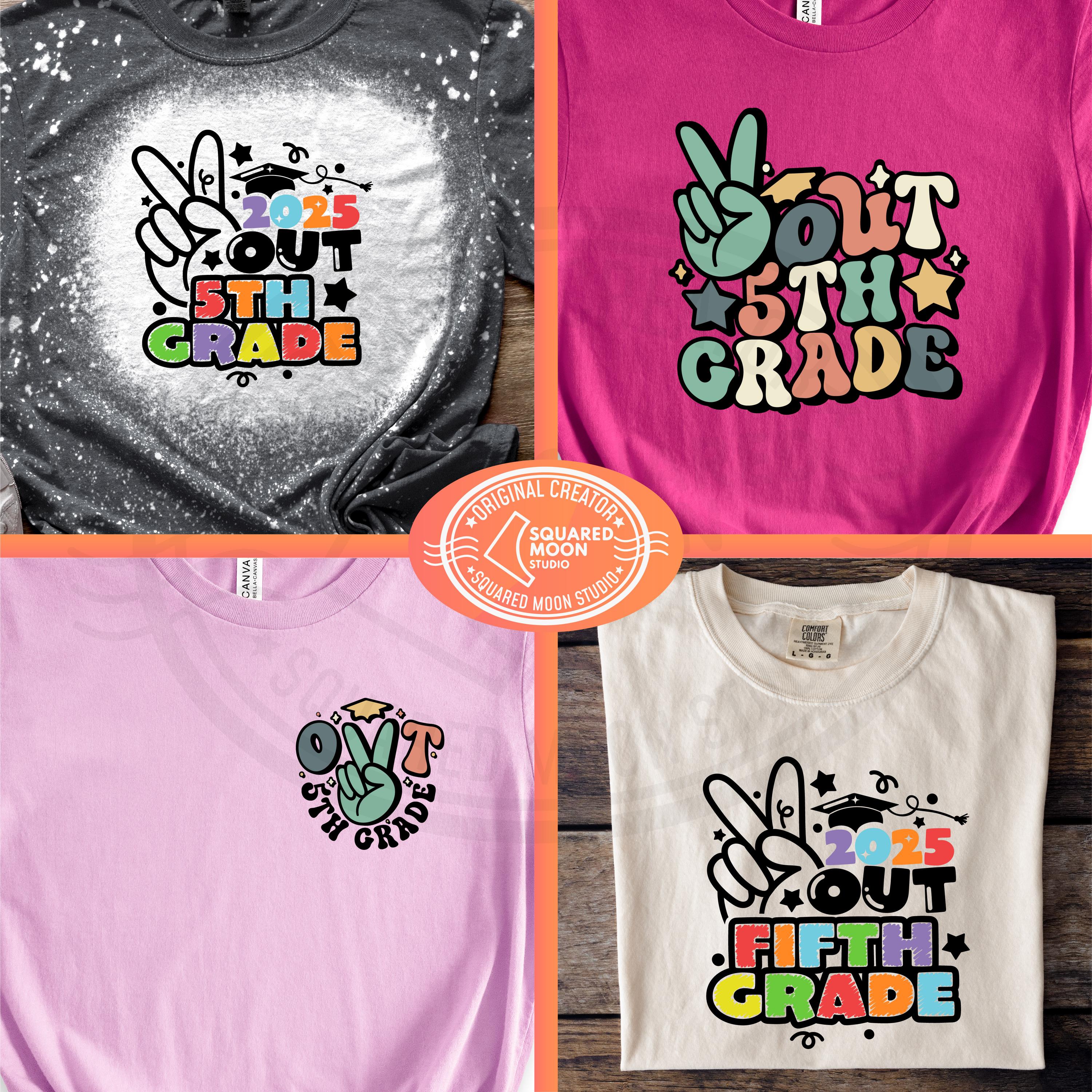 The Ultimate 5th Grade Graduation Svg Bundle, 2025 Grad Boys & Girls ...