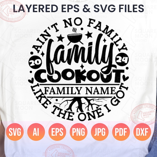 2024 Family Cookout Svg - Etsy