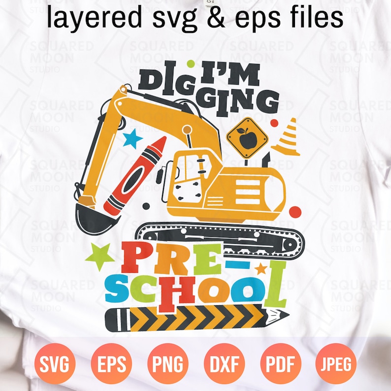 Preschool Svg Png Bundle I'm Digging Preschool Svg Back - Etsy