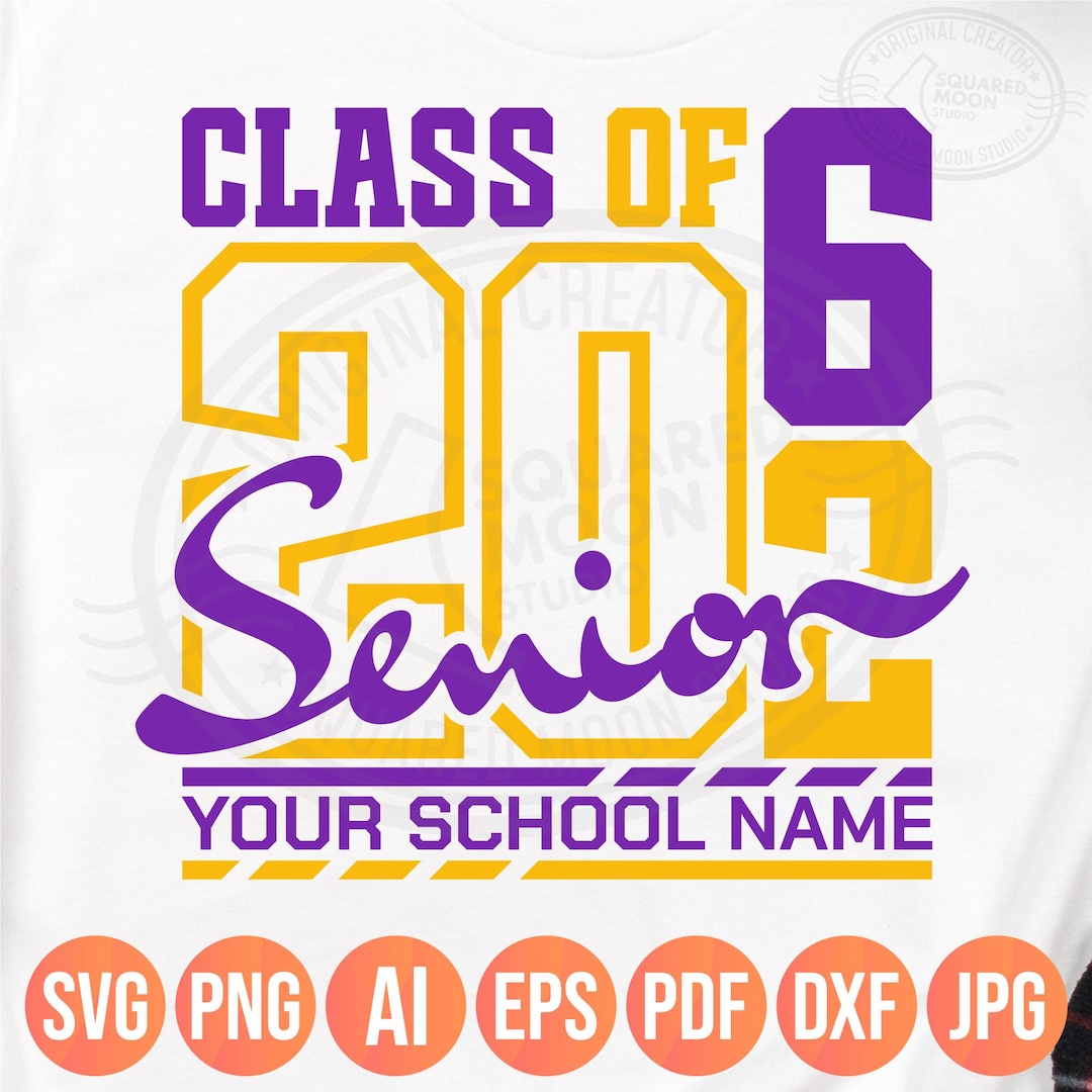 Senior 2026 Svg Png, Class of 2026 Graduation Gifts for Shirts, DIY ...