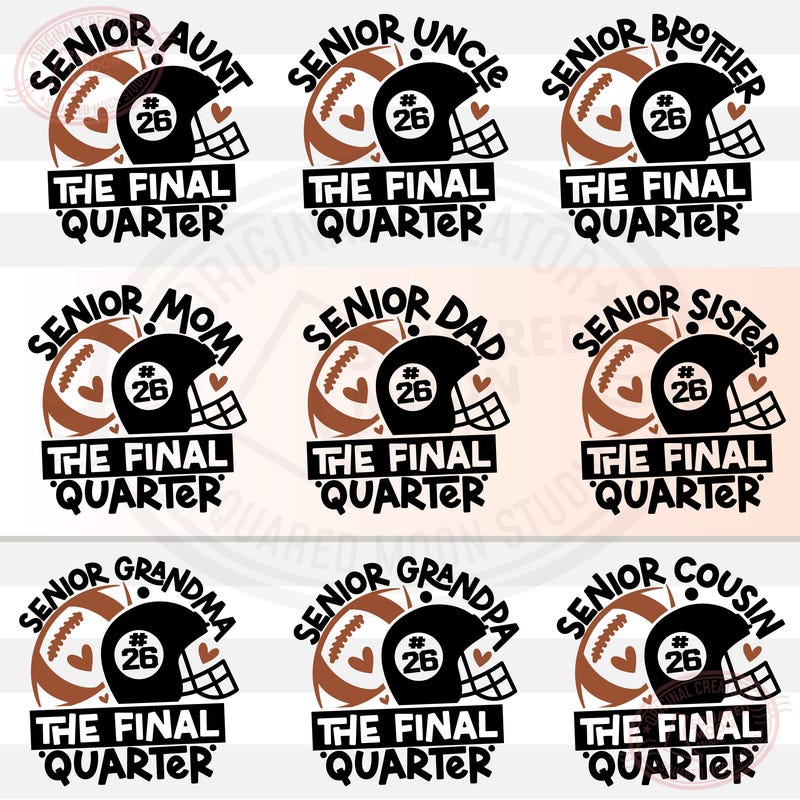 Senior Football Mom - Etsy