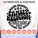 Family Reunion Svg Png, Making Memories Breaking the Distance, Retro ...