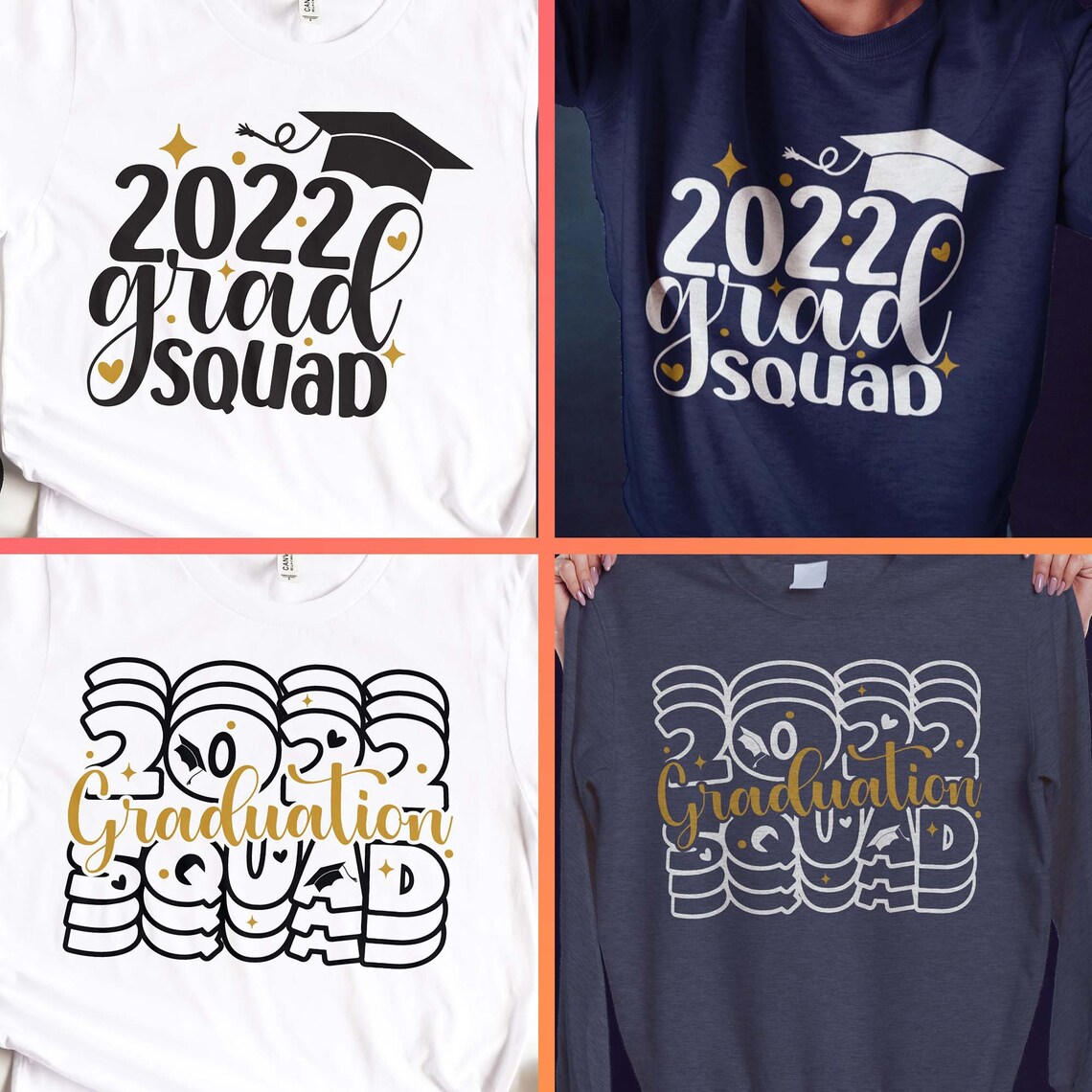 Graduation Svg Bundle Graduate 2022 Svg Senior 2022 Svg | Etsy