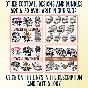 Football Family Bundle Svg My Favorite Player Calls Me Mom | Etsy