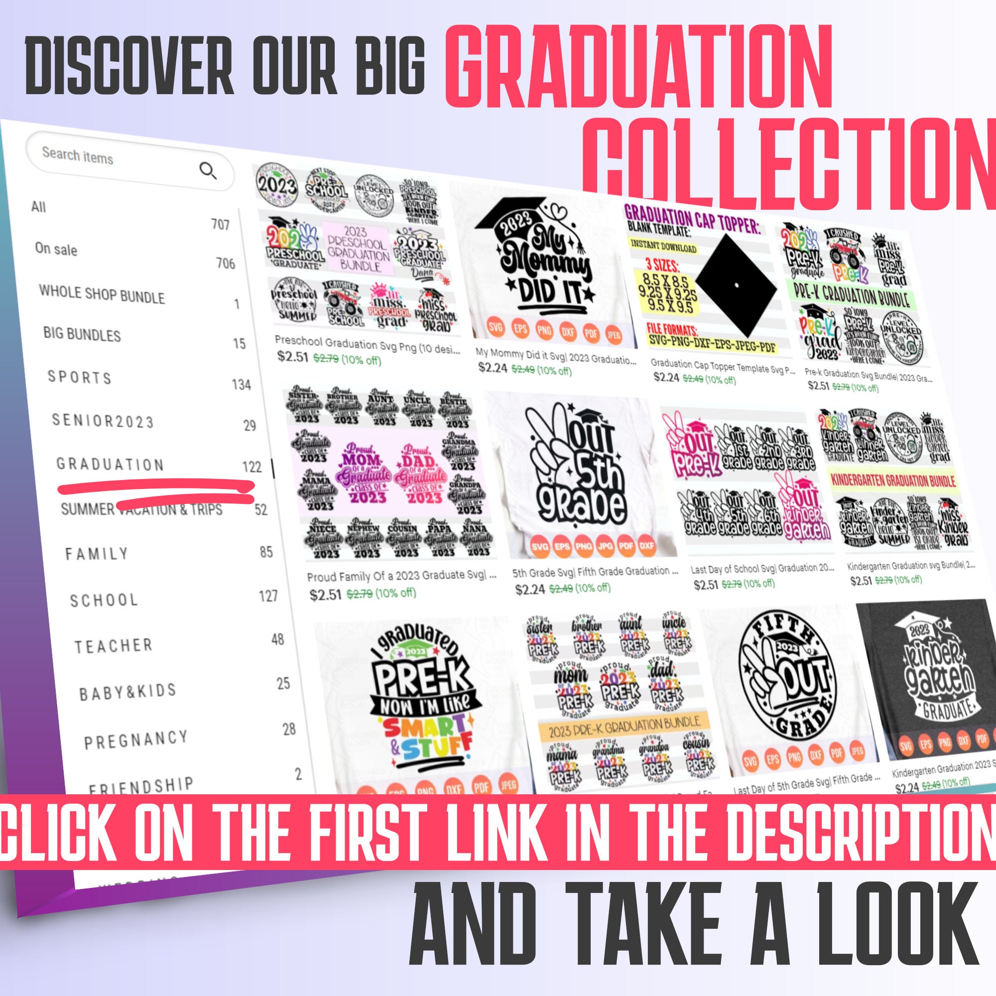 Graduation Cap Topper Template Svg Png Pdf Eps Jpeg Dxf 8.5 X - Etsy Canada