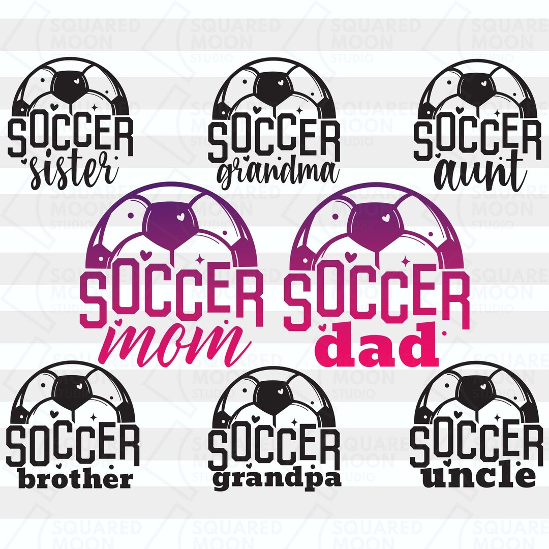 Soccer Svg Bundle| Soccer Family Matching Gifts Shirts & Tumblers ...