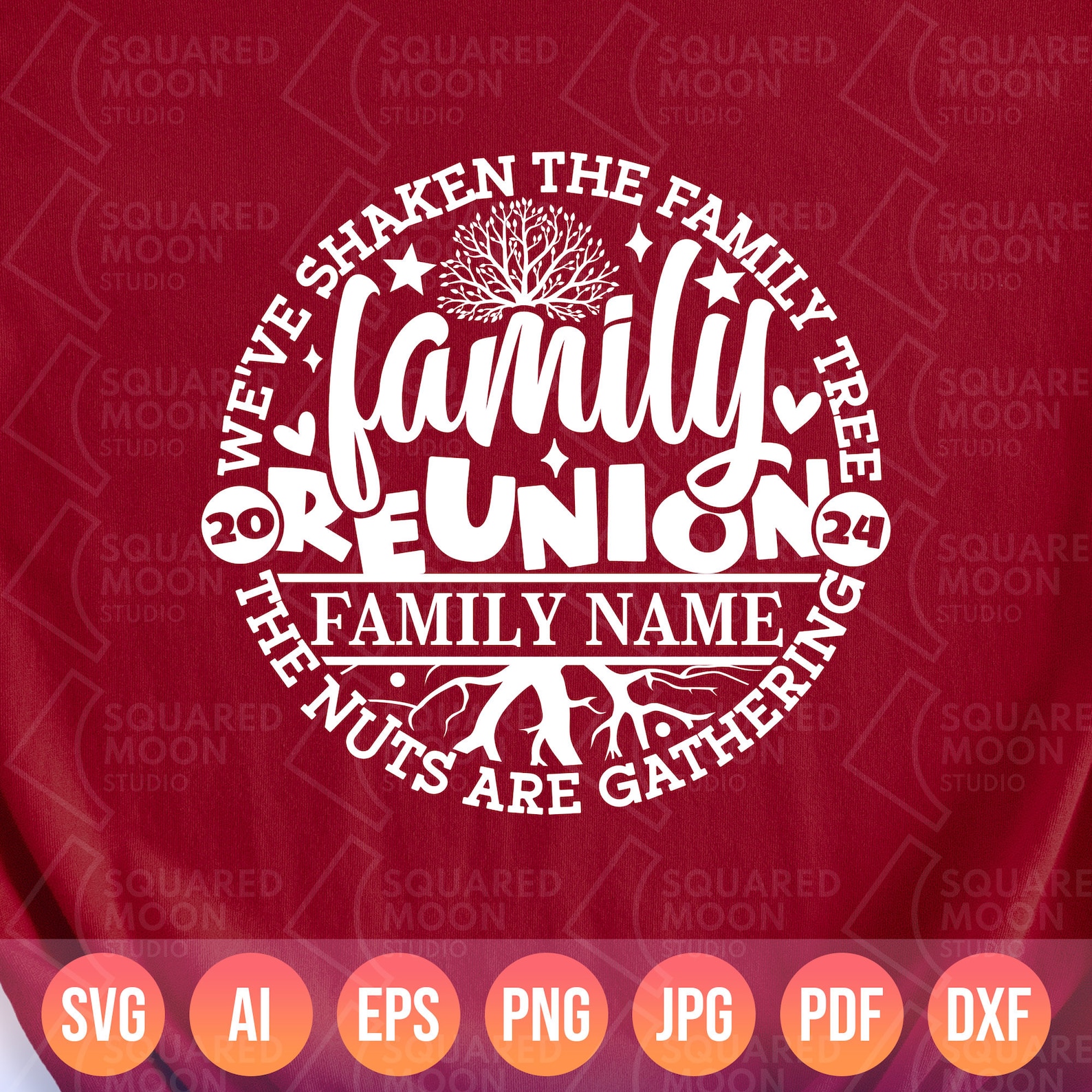 Family Reunion Svg Png We've Shaken the Family Tree the Nuts Are ...