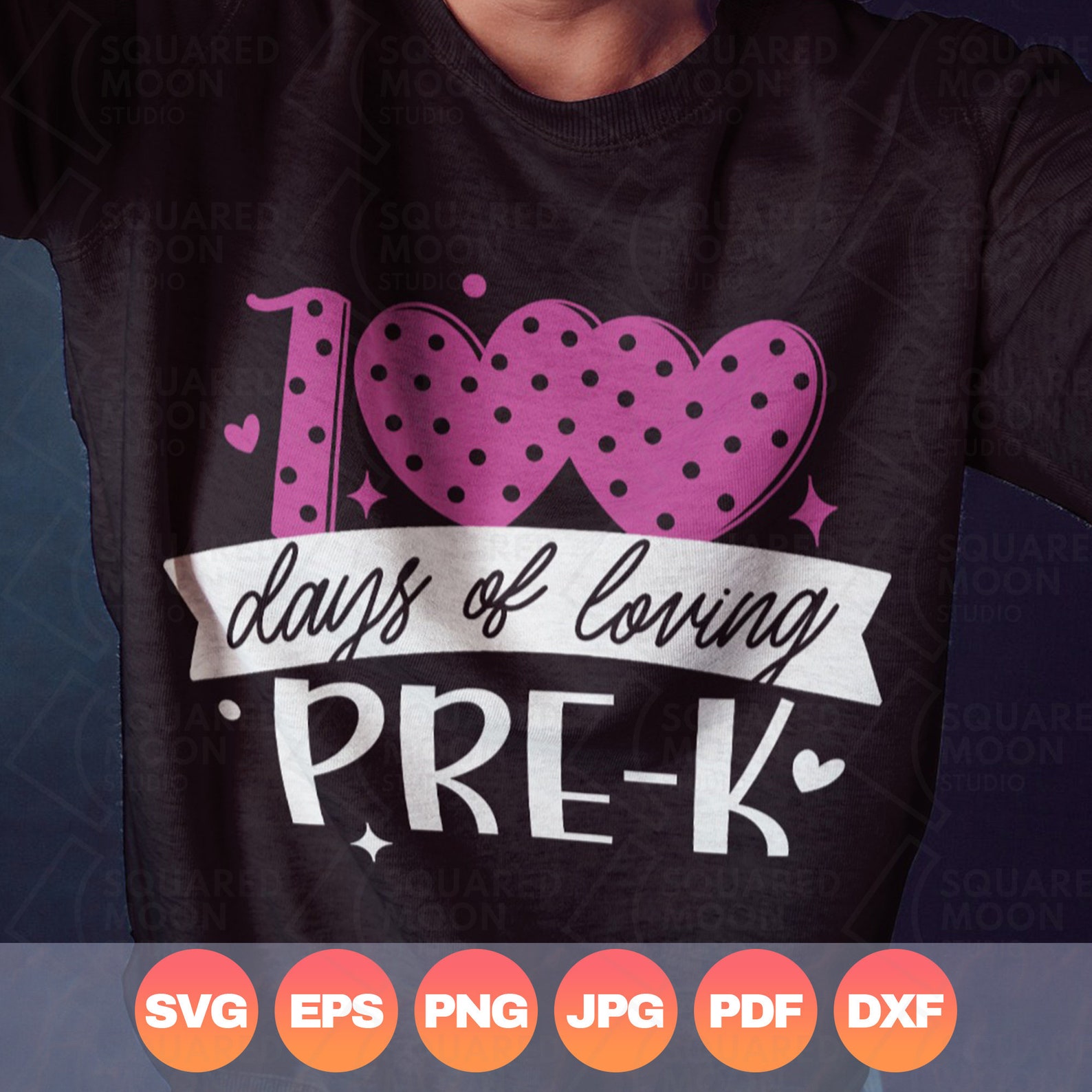 100 Days of School Svg Bundle 100th Day of Loving | Etsy