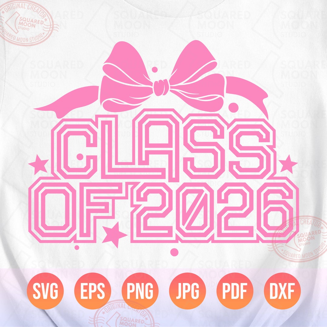 Coquette Class of 2026 Svg Png, Coquette Senior 2026 Svg Png Gifts ...
