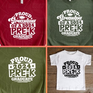Pre K Graduation Svg Bundle Proud Family of a 2024 Graduate Svg Pre-k ...