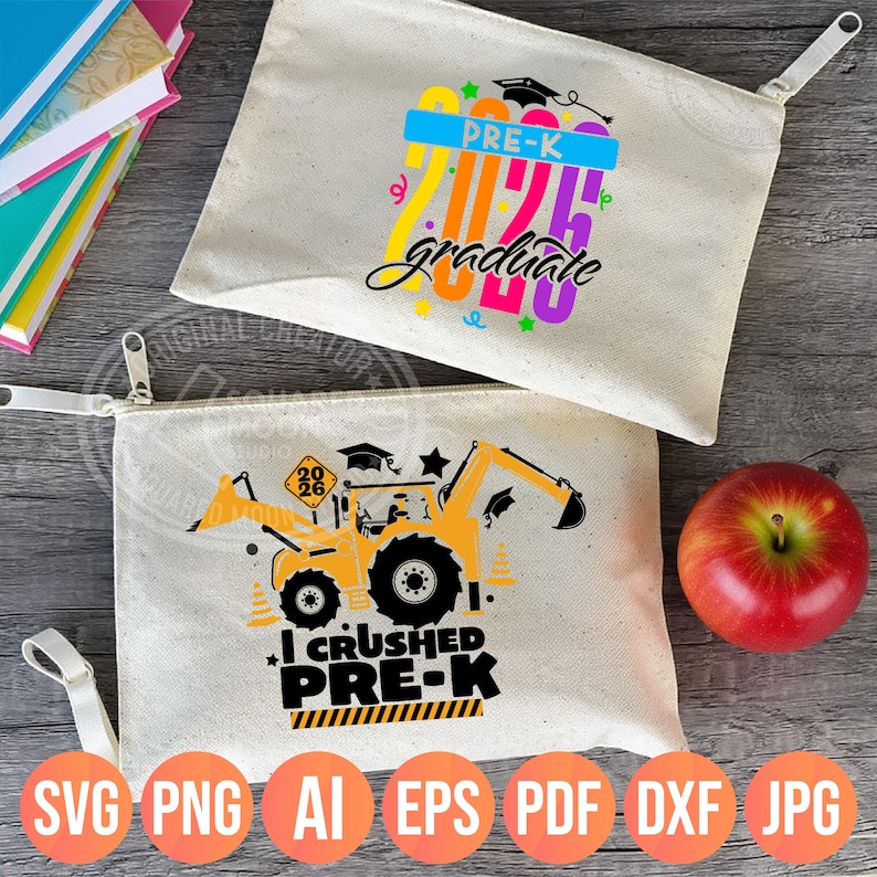 Pre K Graduation Svg Png Bundle, 2026 Pre-kindergarten Designs for Boys ...